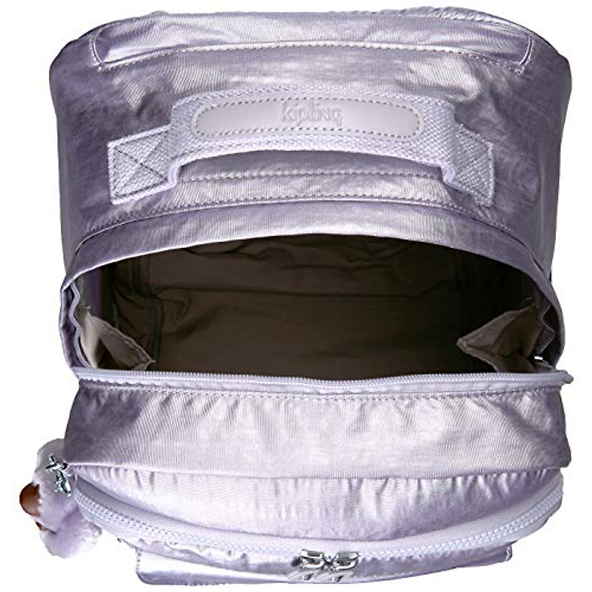Kipling Luggage Sanaa Wheeled Backpack, Frosted Lilac Metallic, One Size