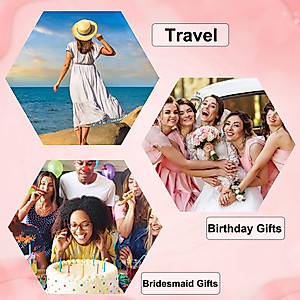 Parima Travel Jewelry Case Travel Jewelry Small Jewelry Box, Vacation Essentials for Women Travel Accessories for Women, Personalized Christmas Birthday Gifts for Women Her Mom Grandma Aunt Initial A