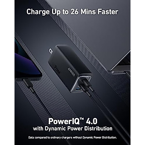 Anker 737 GaNPrime, 120W USB C Charger, PPS 3-Port Fast Compact Foldable Wall Charger for MacBook Pro/Air, iPad Pro, iPhone 15/Pro, Galaxy S22/S21, Dell XPS 13, Note 20/10+, and More Devices