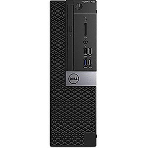 Dell OptiPlex 7050 Small Form Factor, Intel Core 7th Generation i5-7500, 8 GB DDR4, 256 GB M.2 PCIe SSD, Windows 10 Pro (Renewed)
