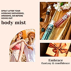 AQUA BLANCE Body Spray, Fragrance Mist for Women, Pack of 3, Each 3.9 Fl Oz, Total 11.7 Fl Oz, Cherry Blossoms