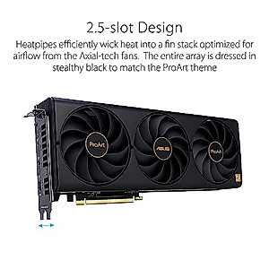 ASUS ProArt GeForce RTX™ 4070 Ti 12GB OC Edition GDDR6X Graphics Card (PCIe 4.0, 12GB GDDR6X, DLSS 3, HDMI 2.1a, DisplayPort 1.4a)