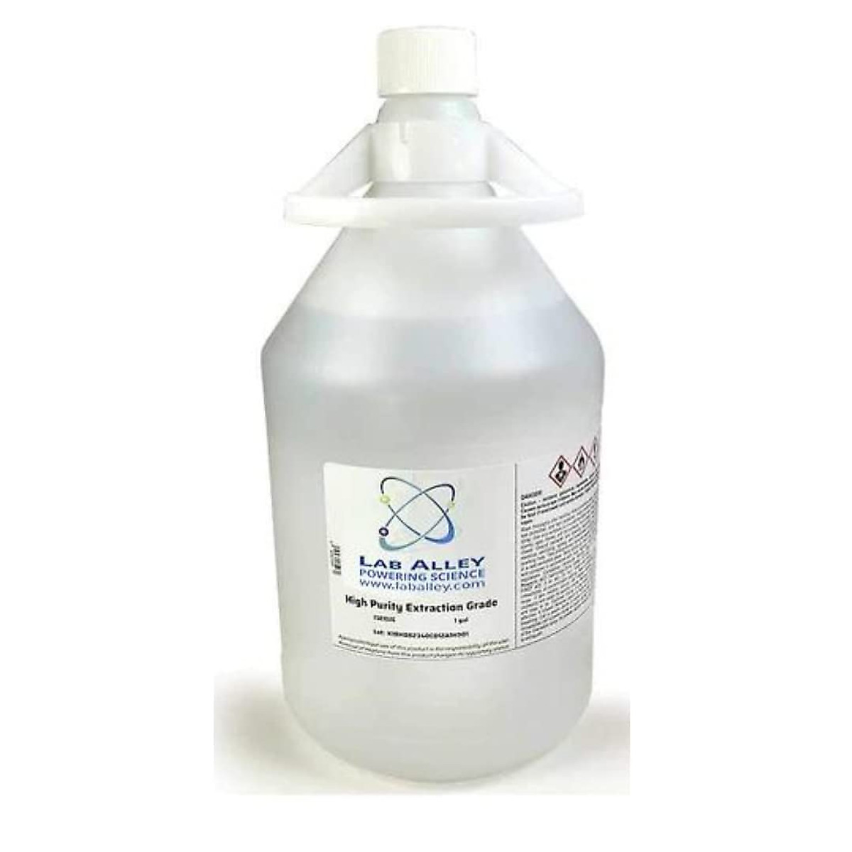 Ethanol 200 Proof (100%) Completely Denatured with Heptane, Extraction Grade-4Liter