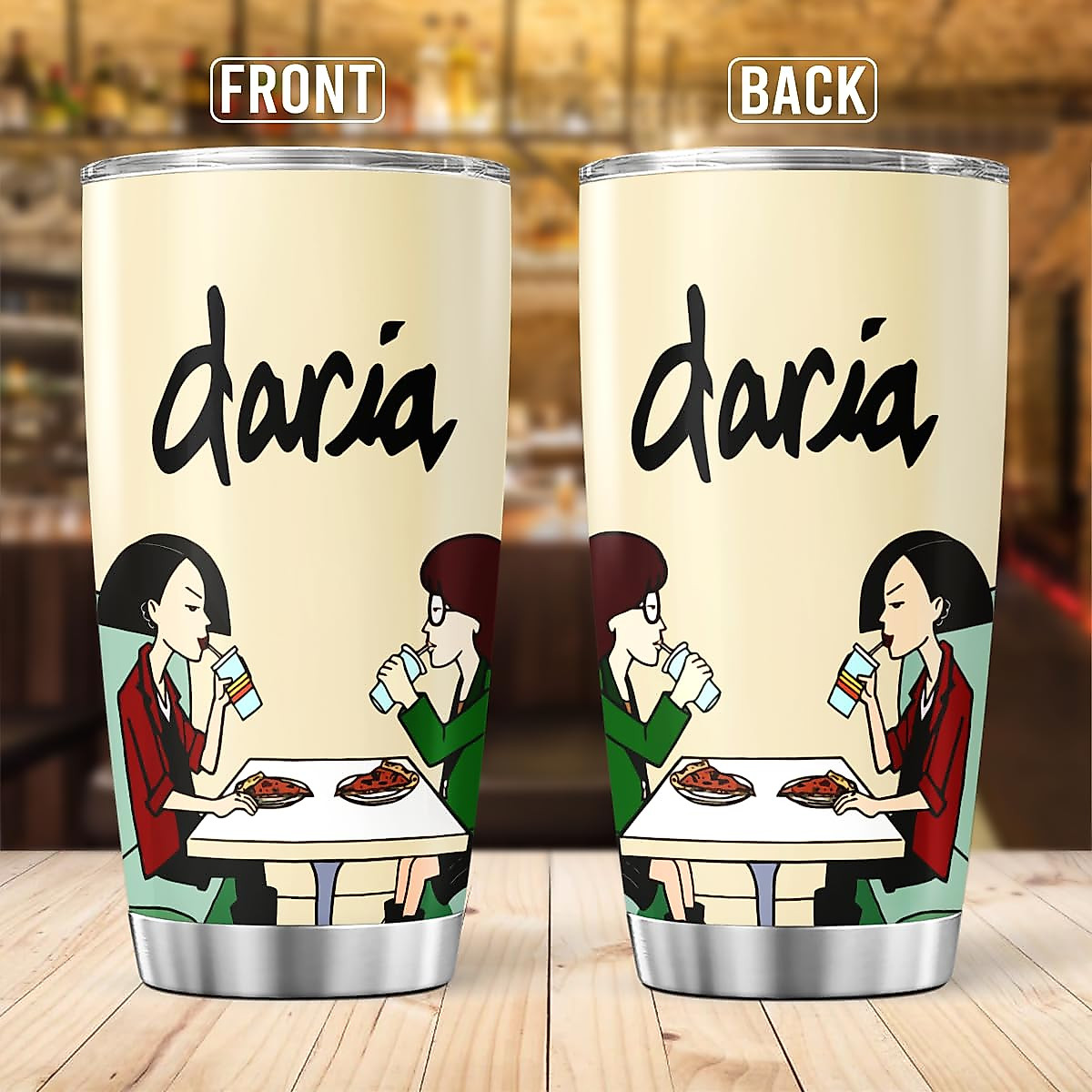 Tumbler Daria Hot Office Steel Travel 20 30 Oz Insulated Coffee Iced Stainless Tea