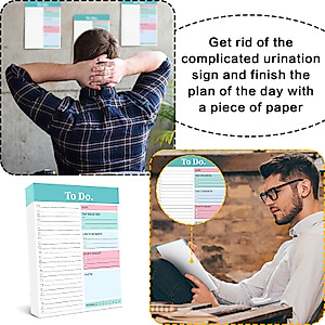 300 Sheets Daily to do List Notepad Notebook Library Card to do Planner Checklist Memo Writing Pad Schedule Note Pad Reminder Office Planning Homework Pad for Task, 6" x 8"(To Do)