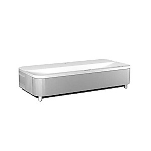 2022 New Upgrade Epson EpiqVision Ultra LS800 Ultra Short Throw 3-Chip 3LCD Smart Streaming Laser Projector, 4,000 Lumens, 4K PRO-UHD, HDR, 150", Android TV, 2.1ch Yamaha Built-in Speakers - White