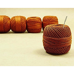 S2J Cotton Crochet Anchor Set of 10 Pcs Knitting Thread Tatting Yarn Embroidery Ball