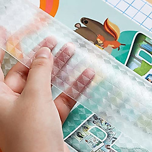 NUOBESTY 16pcs Clear Book Covers Plastic Book Cover Transparent Textbook Wraps Waterproof Book Cover Protector Clear 2