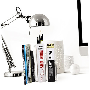 NOLITOY Exquisite Book Organizer Acrylic File Organizer Study Book Ends Bookends Exquisite Book Holders Crafted Book Ends Decorative Book Ends Books Desktop Book Stand Plastic Student