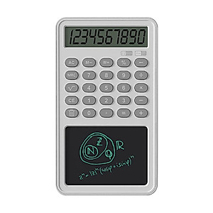 Multifunctional Calculator Business Office Portable LCD Handwriting Tablet Calculator 12 Digit Display Financial Calculator (Color : B, Size : One Size)
