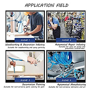 Beduan 8mm x 5mm Black Pneumatic Tubing Pipe PU Polyurethane Air Compressor Tubing Hose Pipe Line Fluid Transfer 39.4ft 12 Meter