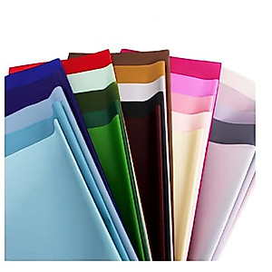 Leoyoubei 20 Sheets Flower Bouquets Wrapping Paper,Waterproof Frosted Gift Packaging Paper,Gift Box Packaging,Packaged on Both Sides Paper Bundle Florist Bouquet Wraps Material 22.8” (Royal Blue)