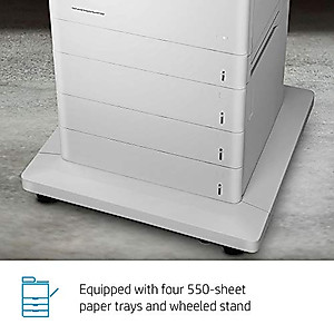 HP Color LaserJet Enterprise Flow MFP M681z | Streamline complicated workflows | Fast scan speeds | Built-in OCR software (J8A13A)