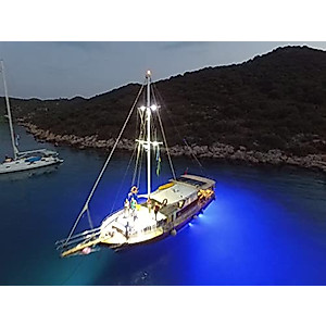 Underwater Boat Led Light IP68 42Led BLUE 3030LED. 9-30V DC Voltage. High Lumen.