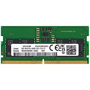 A-Tech 8GB DDR5 4800MHz SODIMM PC5-38400 CL40 1Rx16 1.1V SO-DIMM 262-Pin Laptop Notebook RAM Memory Module M425R1GB4BB0-CQK