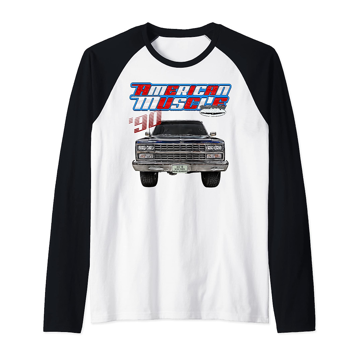 1990,Blazer,Squarebody Truck,K5,Jimmy,Suburban,Silverado,C10 Raglan Baseball Tee
