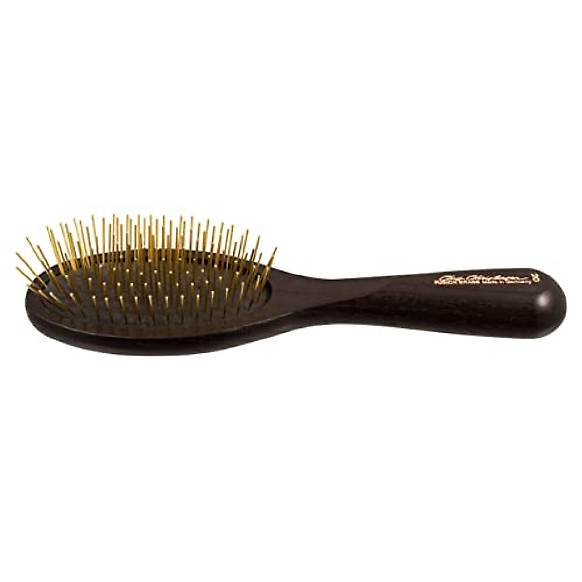 Chris Christensen 20 mm Pocket Oval Pin Dog Brush, Fusion Series, Groom Like a Professional, Brass Pins, 100% Static Free, Ground and Polished Tips