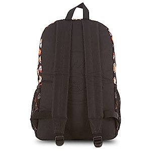 Maruchan Cup Noodles Allover Backpack Ramen Noodles Happiness in a Cup Bookbag - Knapsack for All (Black)