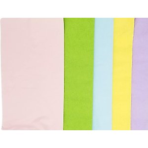Paper dinner napkins 2 ply towel fold 5 color Easter Mix yellow/pink/citrus green/lavender/lt blue - 25 pieces (DN-MG)