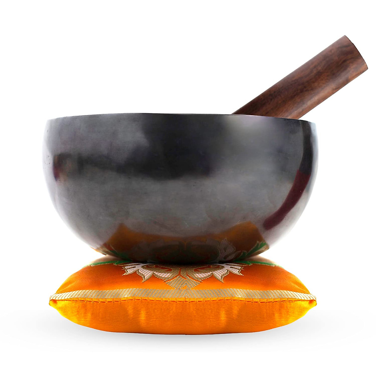 Large Tibetan Singing Bowl Set - Master Grade Healing Chakra Sound Bath Meditation Yoga 7 Metal Bronze