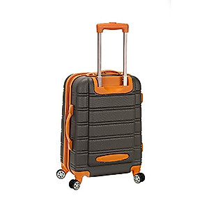 Rockland Melbourne Hardside Expandable Spinner Wheel Luggage, Charcoal, Carry-On 20-Inch