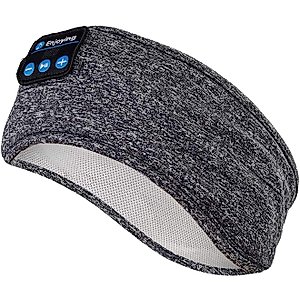 WINONLY Sleep Headphones Bluetooth Headband,Upgrage Soft Sleeping Wireless Music Sport Headbands, Long Time Play Sleeping Headsets with Built in Speakers Perfect for Workout, Running, Yoga