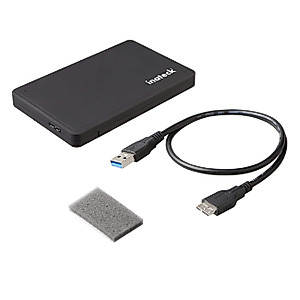 Inateck 2.5 Hard Drive Enclosure, USB 3.0 External Hard Drive Case, Support UASP, Up to 5Gbps,FE2004
