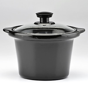 DC Batman Slow Cooker by Warner Bros - Small Slow Cooker for DC Kitchen Appliances - Perfect for Desserts, Appetizers & Meals - Features Removable Insert & Glass Lid - DC Merchandise - 2 Quarts