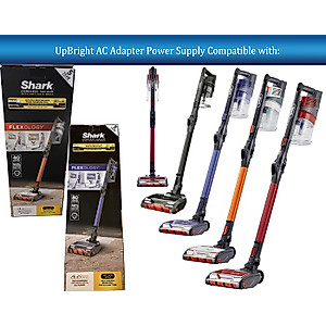 UpBright AC/DC Adapter Compatible with Shark DuoClean IZ201 IZ201UK IZ201UKT IZ251 IZ251UK IZ251UKT 25.2V Lithium-ion Battery Cordless Stick Vacuum 1Z201 1Z251 XSBT700EU DK33-288080H-B Power Charger