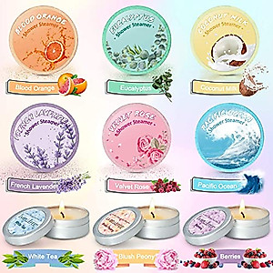 LA BELLEFÉE Shower Steamers and Candles Gift Set 9 +1 Pack