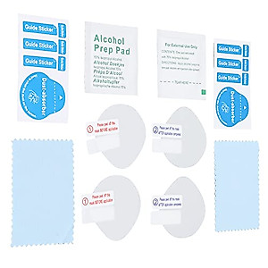 Kafuty-1 4Pcs VR Glasses HD Lens Protective Film for Oculus Quest 2, Scratch Proof, Sweat Proof, Dust Proof, Virtual Reality Glasses Accessories Lens Film Protective