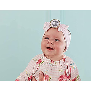 Mud Pie Baby First Year Milestone Headband Set, Light Pink