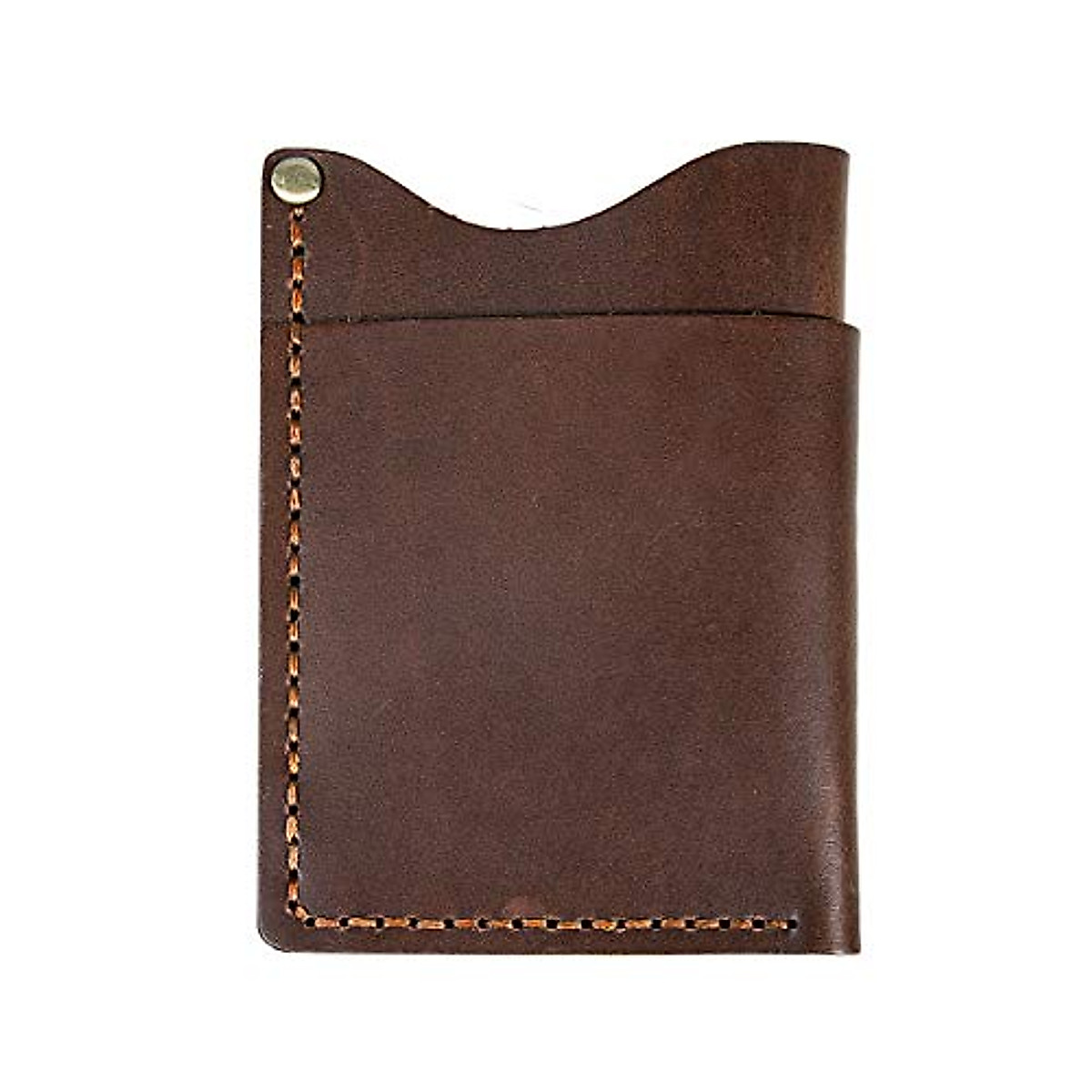 EASYANT Leather EDC Pocket Organizer Men Handmade Sheath Knife Holster Pouch Wallet Brown