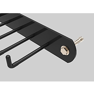 6/8 Levels Fitness Class Yoga Mat Holder, Wall Mounted Gym Yoga Racks, Space Saving Yoga Equipment Storage Rack, Yoga Wheel Foam Roller Wall Hanging (Color : Hooks)