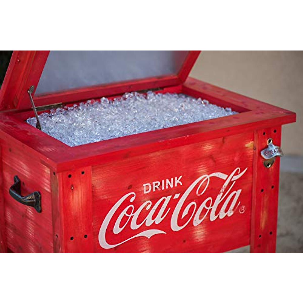 Leigh Country CP 98100 Coca Cola Vintage Cooler, 54-Quart, Red