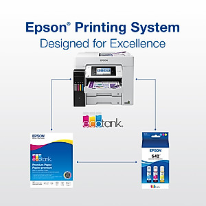 EPSON T542 EcoTank Ink Ultra-high Capacity Bottle Black (T542120-S) for select Epson EcoTank Printers