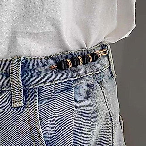 Vintage Waistband Pin Pearls Crystal Brooch Clothing Scarf Waist Bag Pins Exposed Women Dress Tighting Clap Q0I4 Women Pins