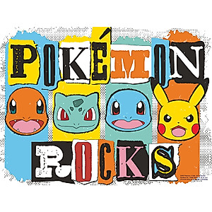 Buffalo Games - Pokémon - Pokemon Rocks - 400 Piece Jigsaw Puzzle for Families Challenging Puzzle Perfect for Game Nights - Finished Puzzle Size is 21.25 x 15.00