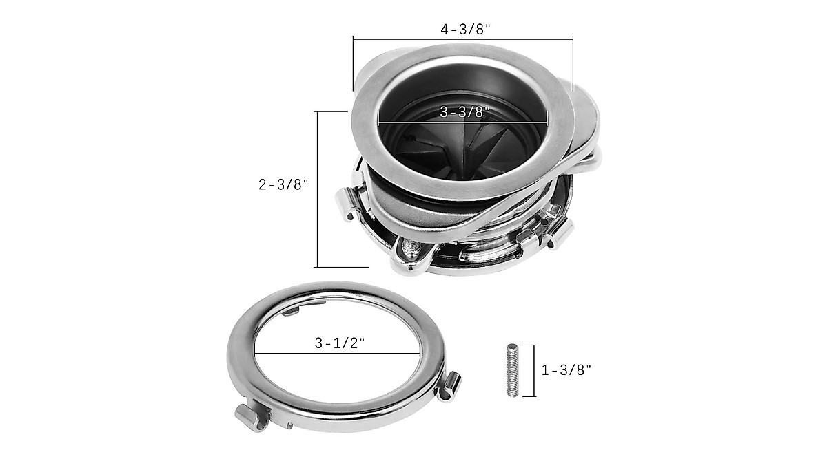 Stainless Steel Garbage Disposal Flange Kit - Easy Installation