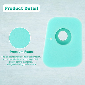 KLWZH 27987S Air Filter for BS 27987 4108 5001H JD AM34963 LG27987 LG27987S 60500 61500 80500 81500 90102 130200 131200 140200 2-5 HP horizontal Engines Lawn Mower