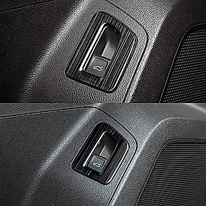 1 PC Driver Seat Trunk Door Button Cover for Volkswagen Atlas 2018 2019 2020 2021 2022 2023 Atlas Cross Sport, Interior Stainless Steel Sticker Accessories