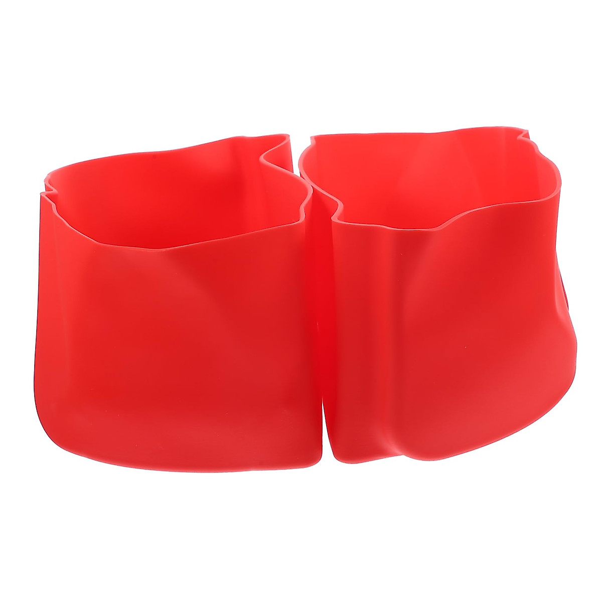 HOMSFOU 3 Sets Saucepan Silicone Lining Red Rice Cooker Silicone Cooking Utensils Silicone Cookware Kitchen Slow Cooker Divider Slow Cooker Pot Liner Multifunction Dividing Line