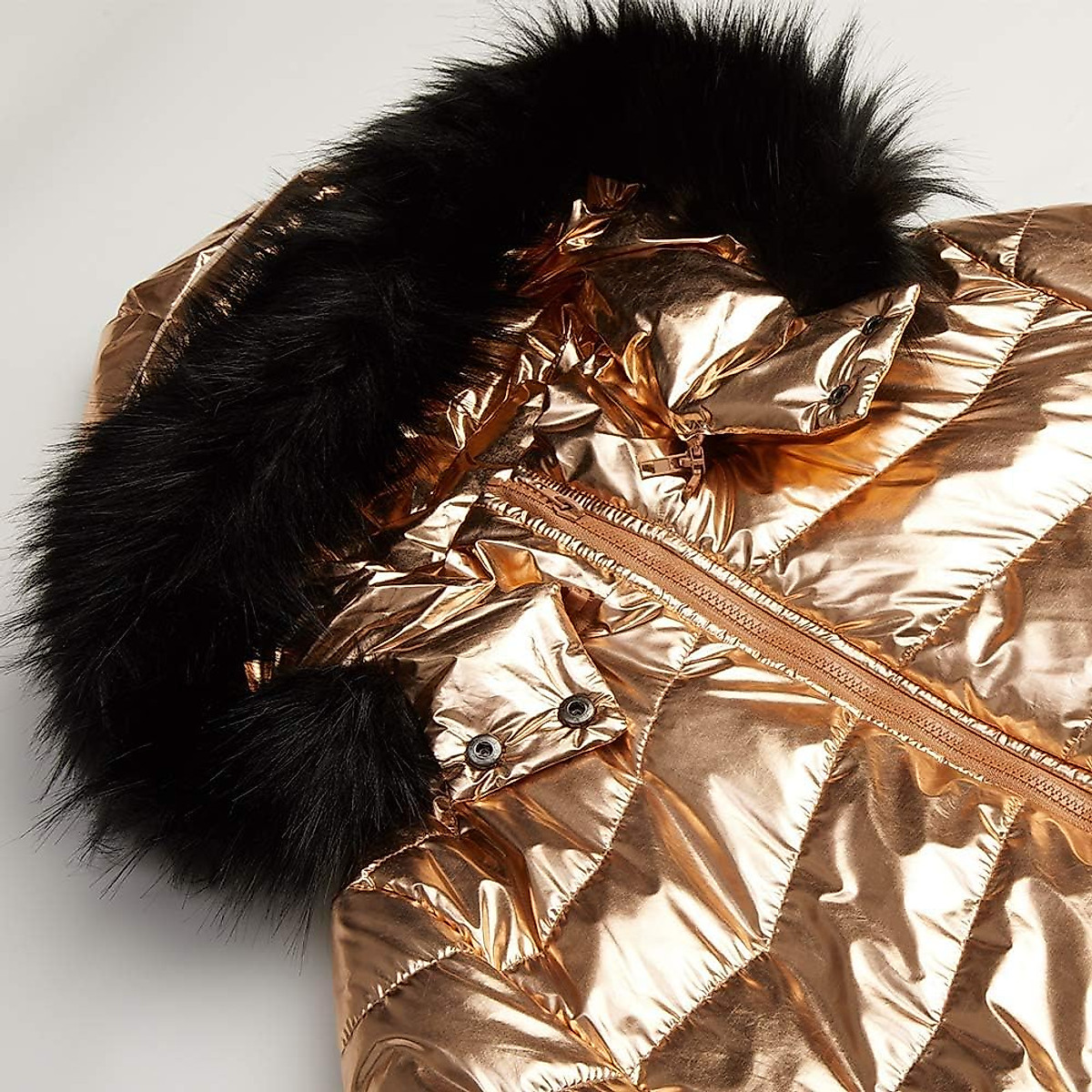 Aurgelmir Women Winter Ski Suit Fur Collar Coat Ski Jumpsuit Snowsuit