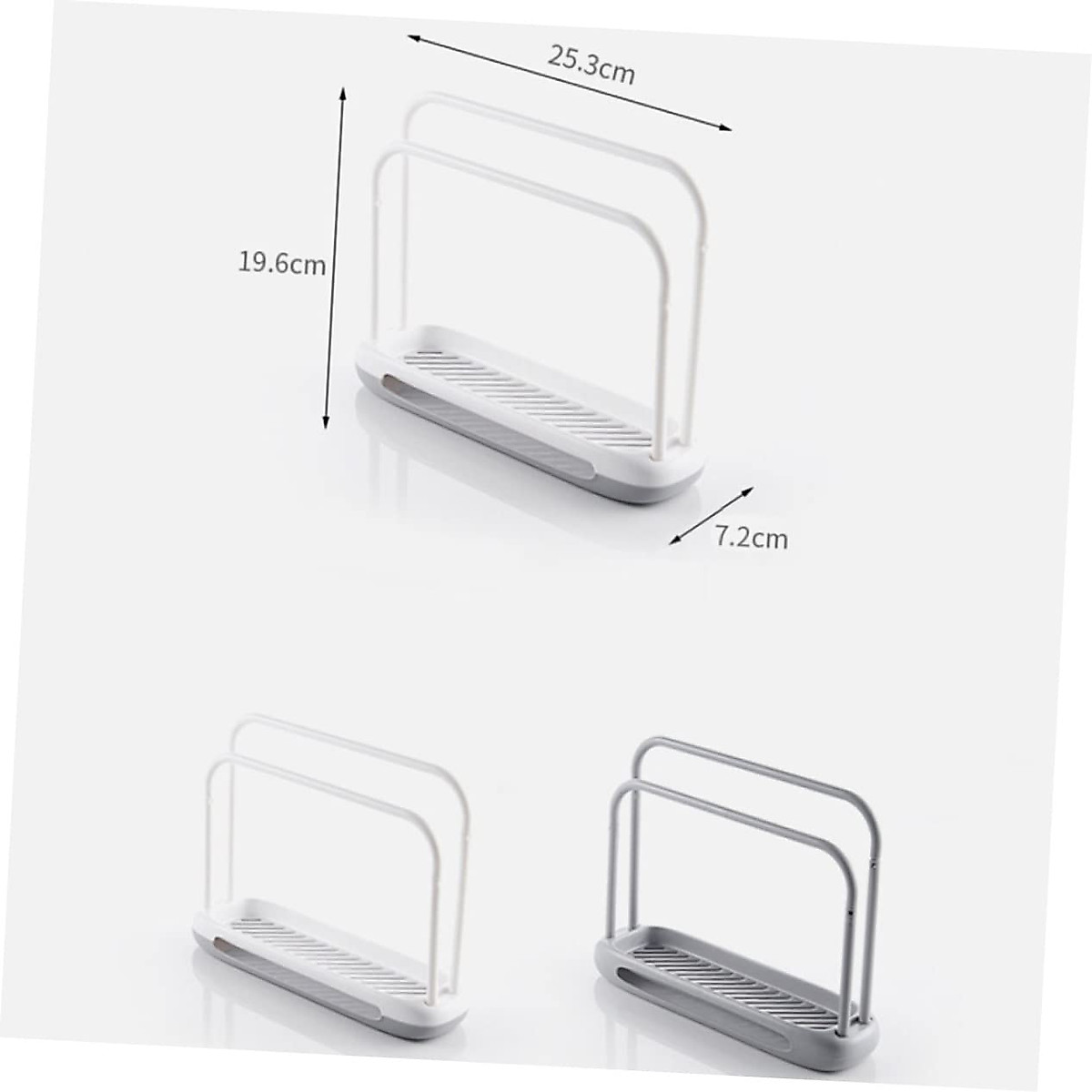 SHOWERORO Kitchen Gadget Countertop Organizer Towel Shelf Towels Rack Detachable Towel Rack Grey Towel Rack Towel Holder Countertop Towel Stand Towel Standing Rack Absorb Water Storage Rack