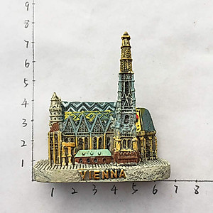 Vienna Austria 3D Refrigerator Magnet Tourist Souvenirs Resin Magnetic Stickers Fridge Magnet Home & Kitchen Decoration from China