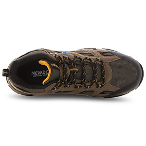 Nevados XP Men's Boomerang II Mid Waterproof Hiking Boots | Flexible & Lightweight for Trail, Walking, Summer Outdoors | Comfortable w/Memory Foam | Rugged Carbon Rubber Sole