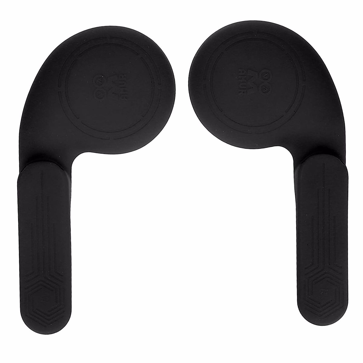 Silicone Ear Muffs for 2 VR Headset, Headphone Extension Cover, Enhancing Sound Solution for 2(Black)