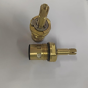 2 Packs Faucet Cartridge Compatible with American Standard 994053-0070A Bath & Kitchen Faucet Replacement Valve Cartridge, Brass