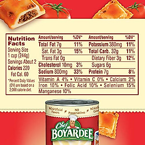 Chef Boyardee Mini Ravioli, 15 oz, 4 Pack