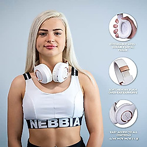 Bluetooth Headphones Over-Ear, PowerLocus Wireless Headphones, Hi-Fi Stereo Deep Bass, Soft Earmuffs Foldable Headphone with Built-in Microphone, Wireless and Wired Headset for Cell Phones,Tablets, PC